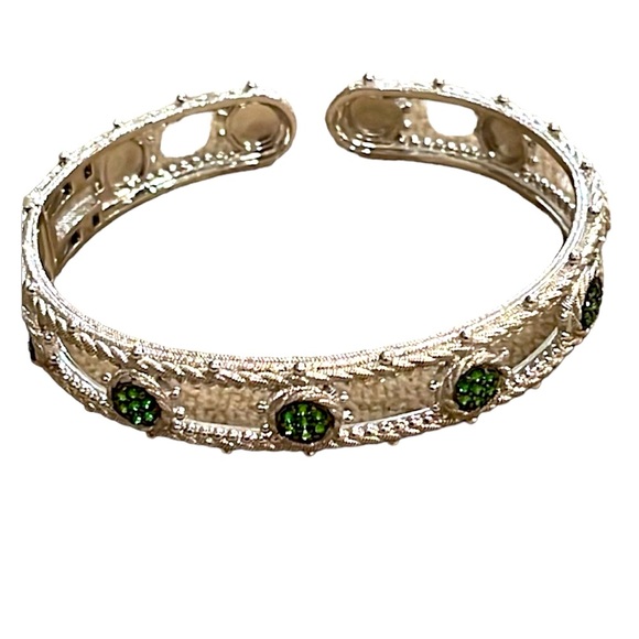 Judith Ripka | Jewelry | Judith Ripka Sterling Silver Green Chrome ...